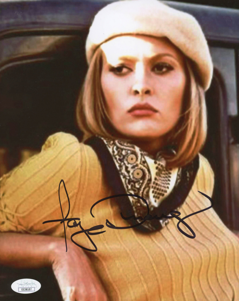 Faye Dunaway Signed "Bonnie and Clyde" 8x10 Photo (JSA COA) | Pristine ...
