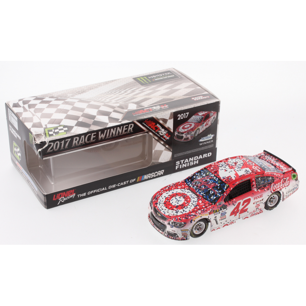 Kyle Larson Signed NASCAR #42 2017 Target Michigan Fall Win - 1:24 ...