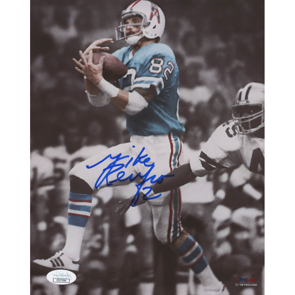 Mike Renfro Signed Houston Oilers 8x10 Photo (JSA COA) | Pristine Auction
