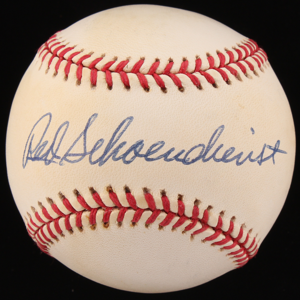 Red Schoendienst Signed ONL Baseball (Beckett COA) | Pristine Auction
