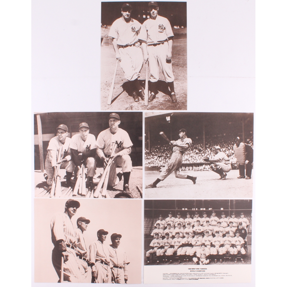 Lot of (50) 1938 New York Yankees World Champions 11x14 Photos with Lou ...