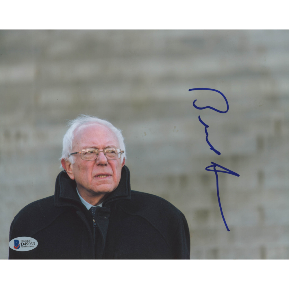 Bernie Sanders Signed 8x10 Photo (Beckett COA) | Pristine Auction
