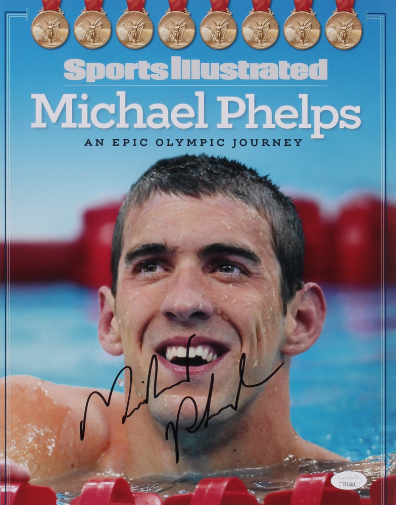 Michael Phelps Signed Team USA 11x14 Photo (JSA COA) | Pristine Auction