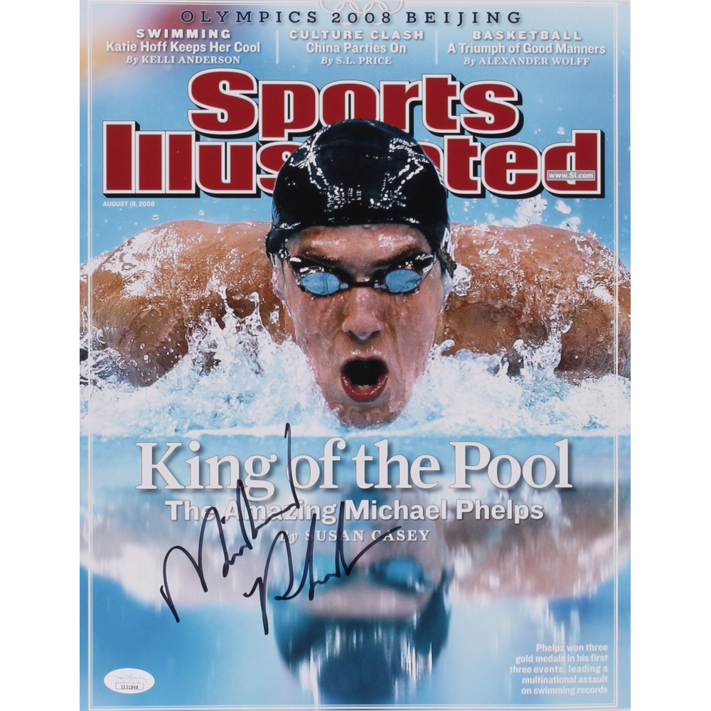 Michael Phelps Signed Team USA 11x14 Photo (JSA COA) | Pristine Auction