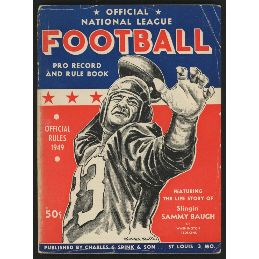Vintage 1949 NFL Football Pro Record & Rule Book | Pristine Auction
