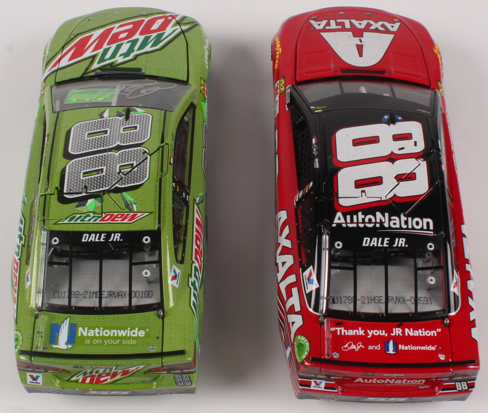 Lot of (2) Dale Earnhardt Jr LE 1:24 Scale Die-Cast Cars with (1) #88 ...