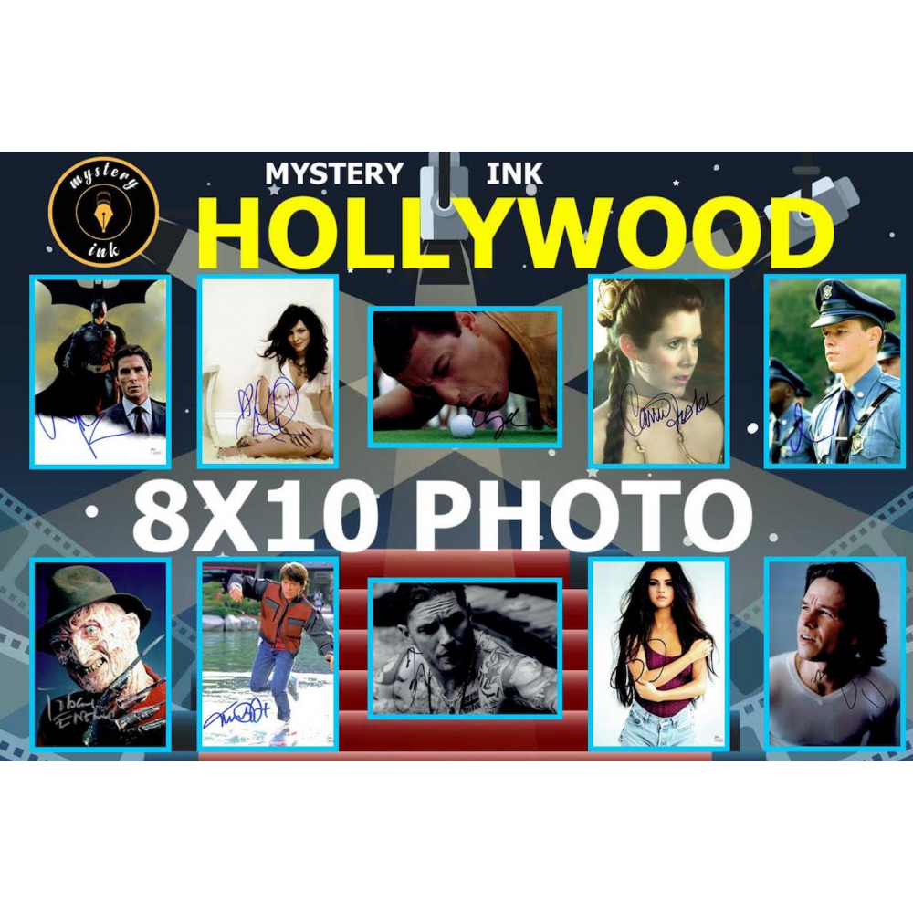 Mystery Ink Hollywood 8x10 Photo Edition! 1 Celebrity Signed 8x10 ...