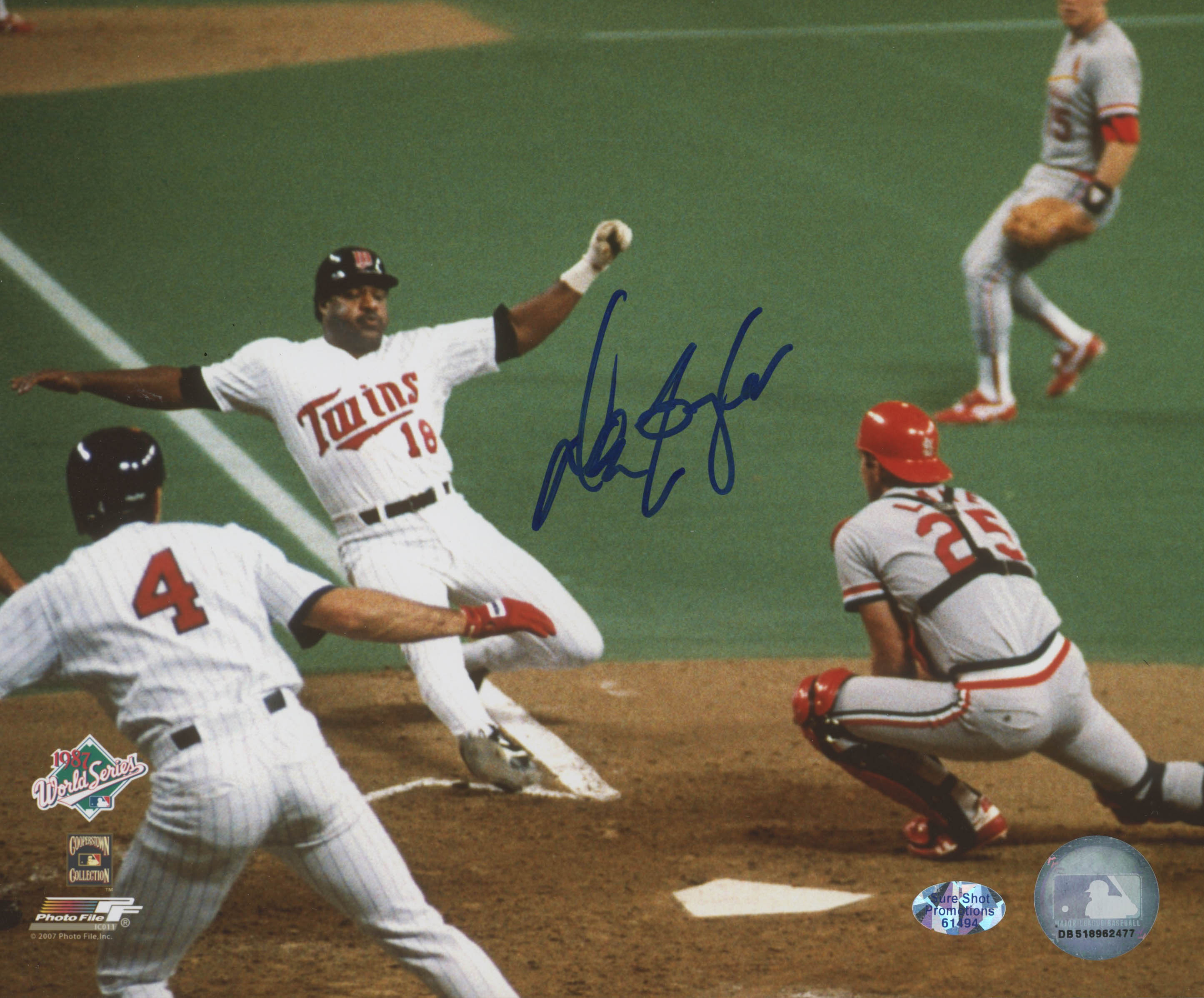 Don Baylor Signed Minnesota Twins "1987 World Series" 8x10 Photo (Sure ...