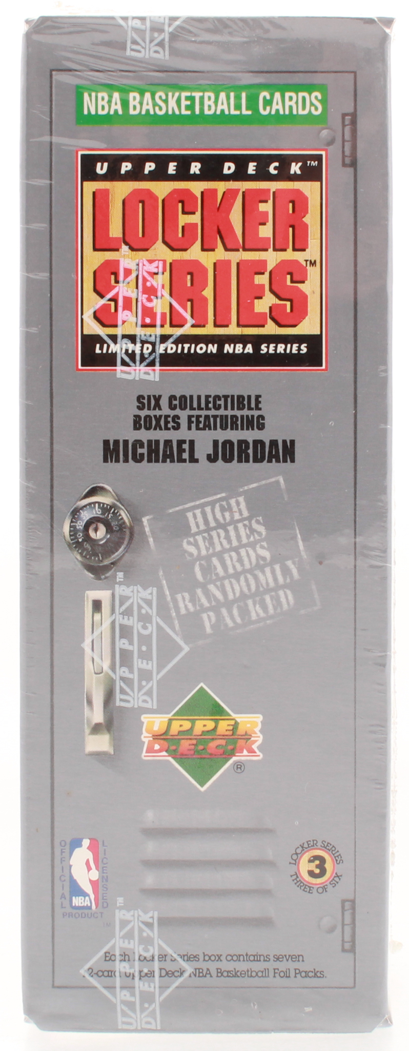 1991 Upper Deck NBA Michael Jordan Locker Series Box with (7) Packs ...