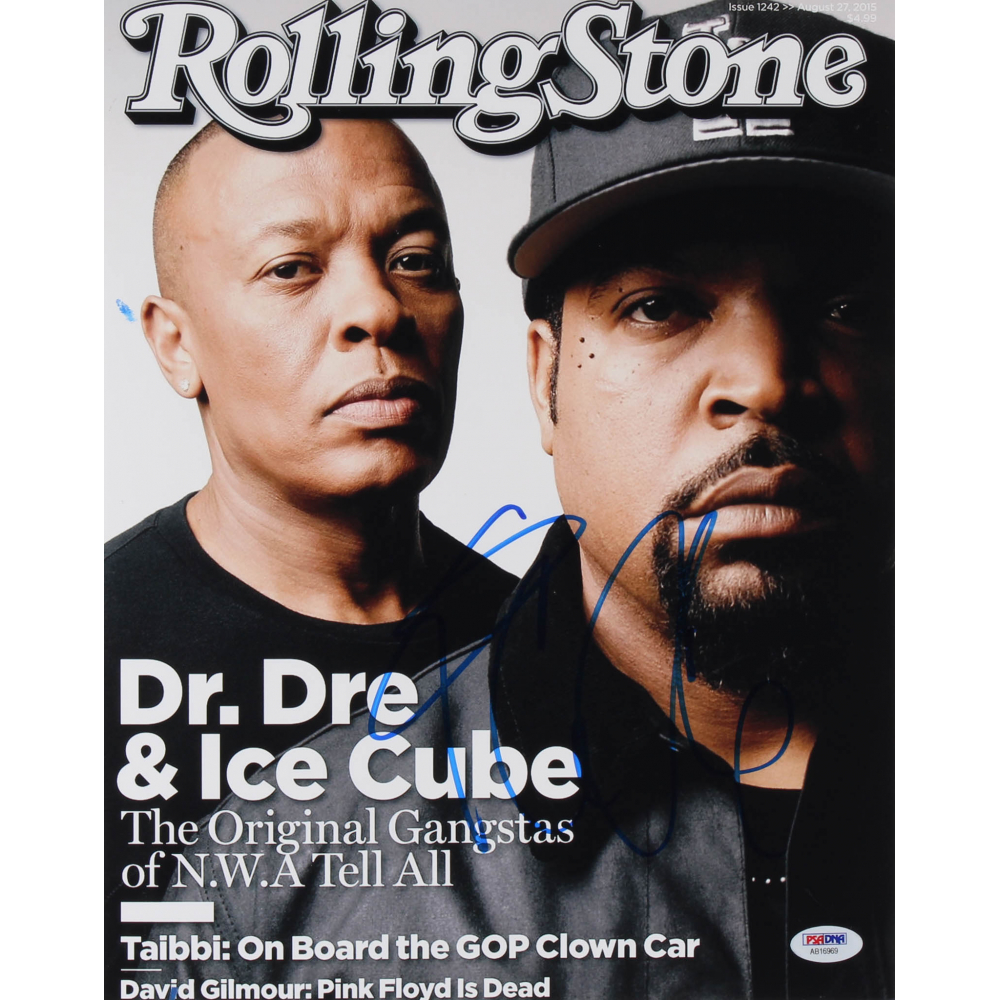 Ice Cube Signed "Rolling Stone Magazine Cover" 11x14 Photo (PSA COA ...
