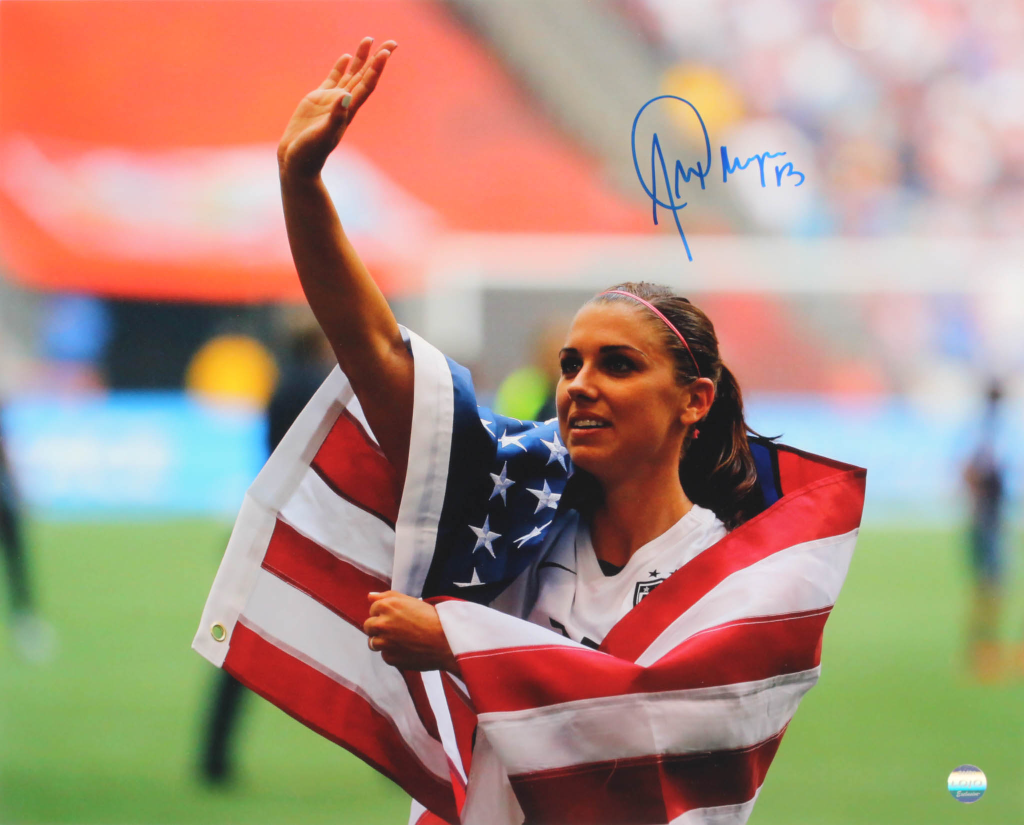 Alex Morgan Signed Team USA 16x20 Photo (LOJO COA) | Pristine Auction