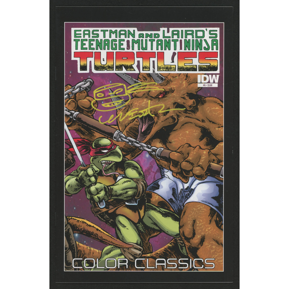 Kevin Eastman Signed Teenage Mutant Ninja Turtles Original Comic Book ...