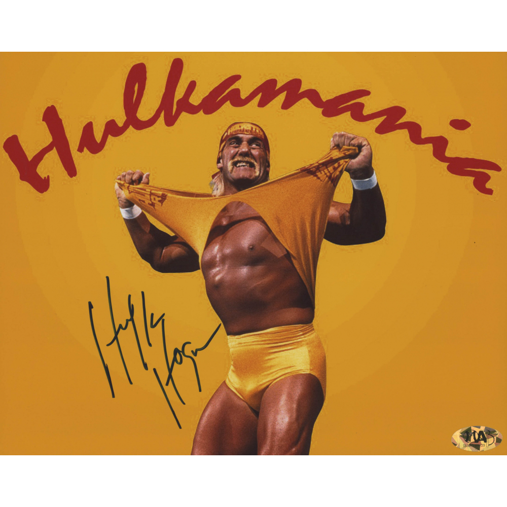 Hulk Hogan Signed "Hulkamania" 8x10 Photo (MAB Hologram) | Pristine Auction