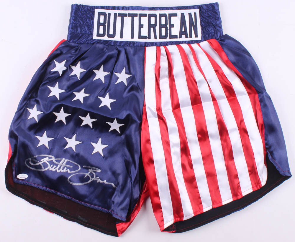 Eric "Butterbean" Esch Signed USA Boxing Trunks (JSA COA) | Pristine ...