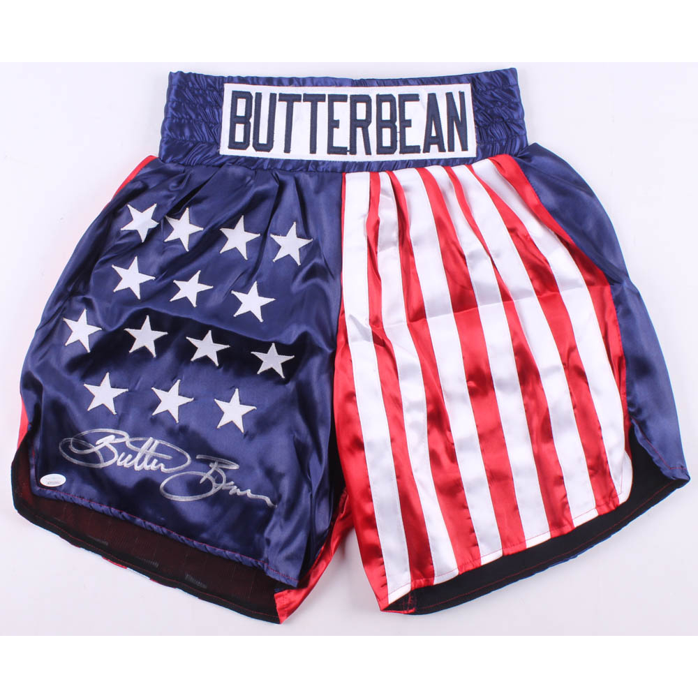 Eric "Butterbean" Esch Signed USA Boxing Trunks (JSA COA) | Pristine ...
