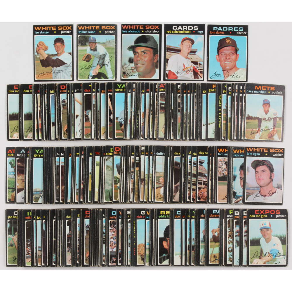 Lot of (365) 1971 Topps Baseball Cards with #239 Red Schoendienst, #489 ...