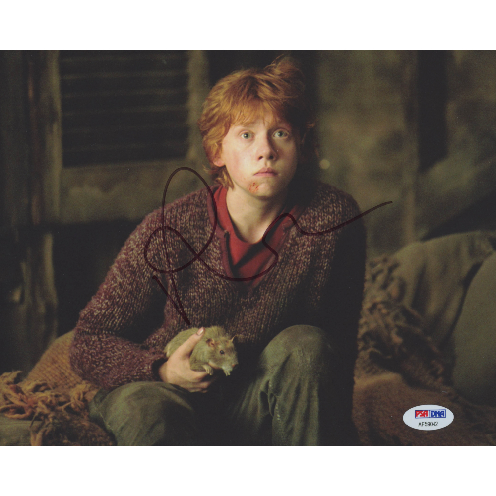 Rupert Grint Signed "Harry Potter and the Prisoner of Azkaban" 8x10 ...