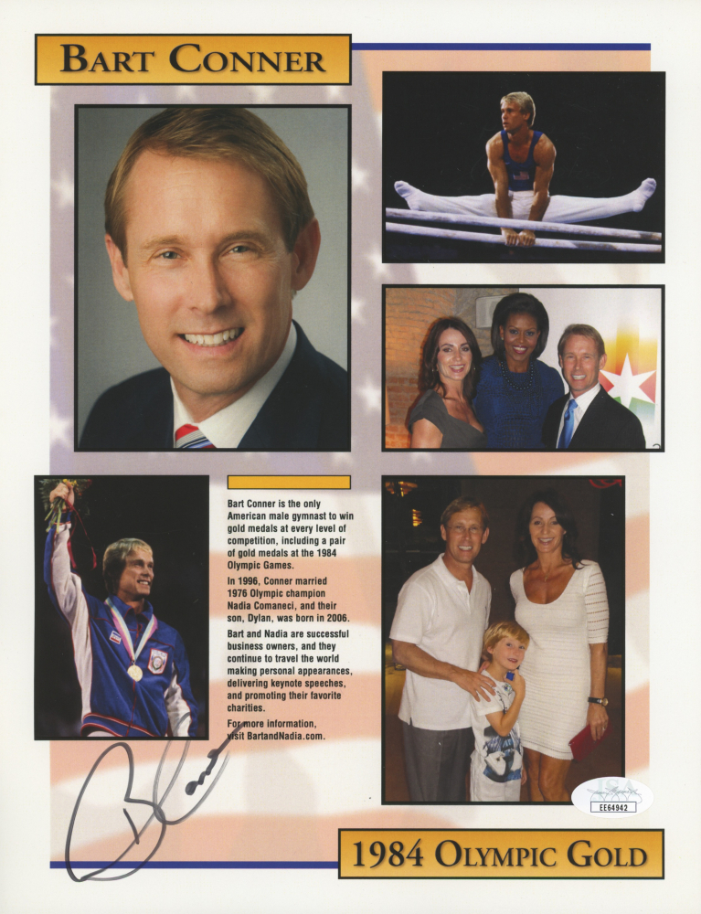 Bart Conner Signed Team USA 8x10 Photo (JSA COA) | Pristine Auction