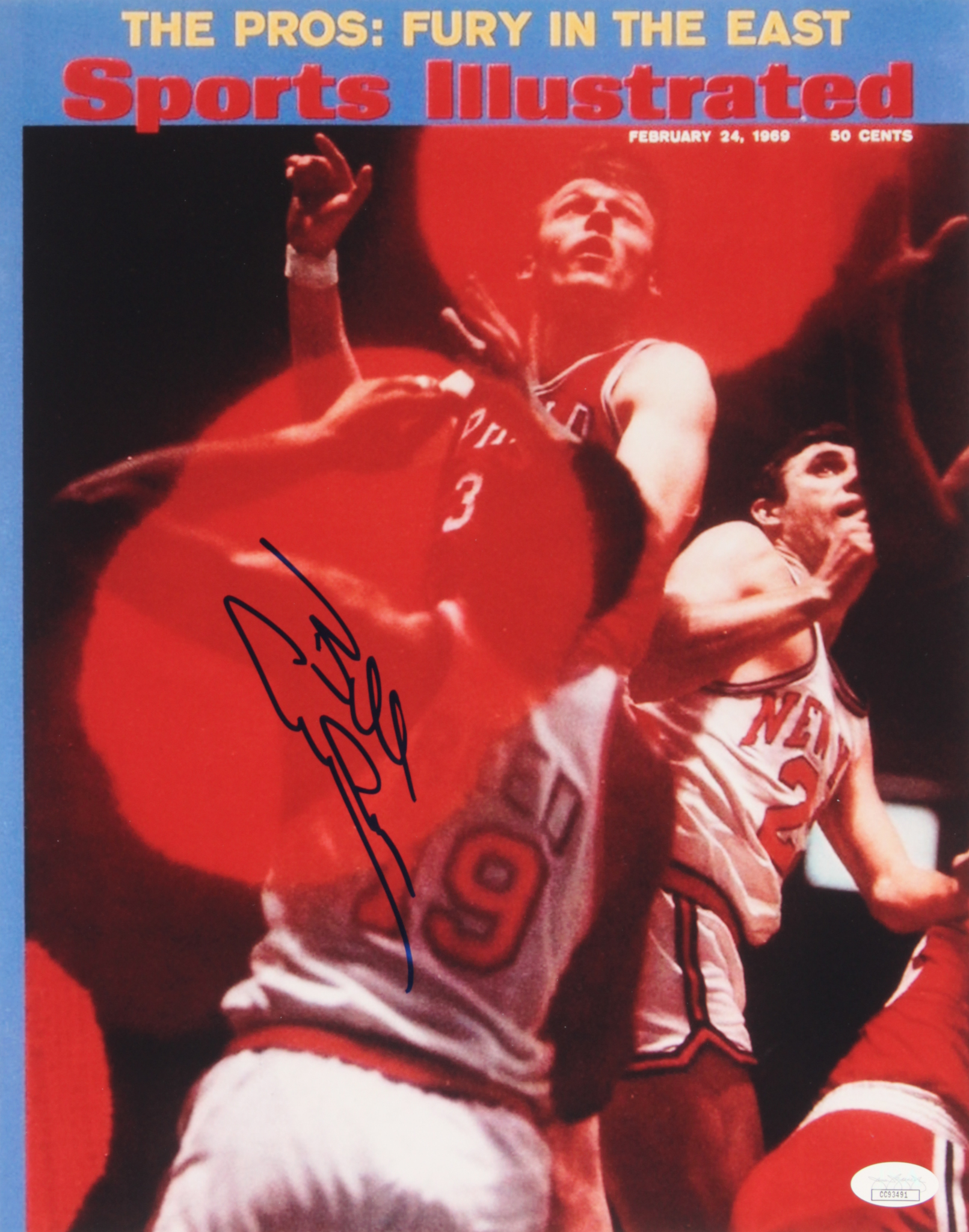 Billy Cunningham Signed Philadelphia 76ers 11x14 Photo (JSA COA ...