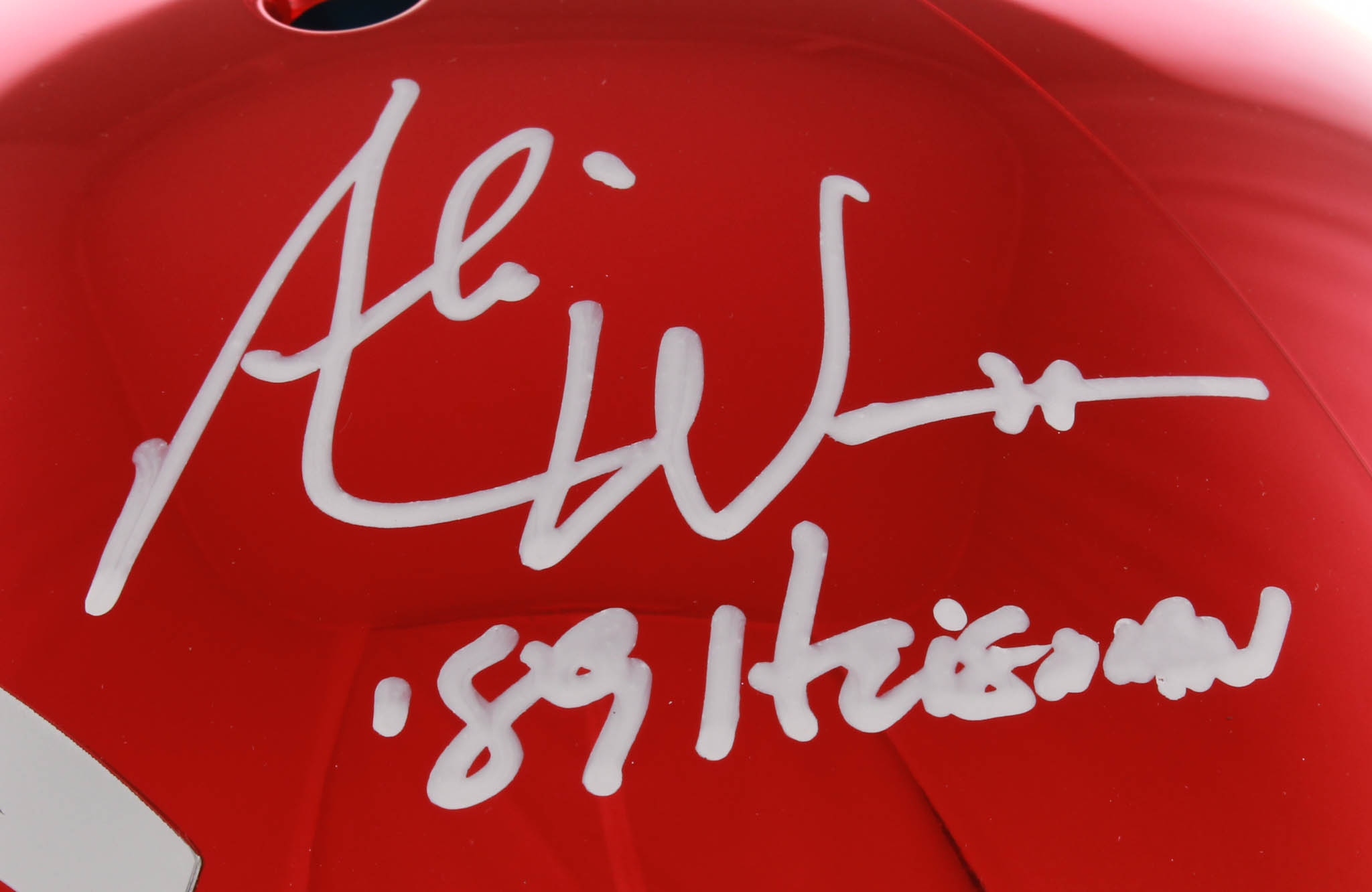 Andre Ware Signed Houston Cougars Authentic On-Field Full-Size Chrome ...