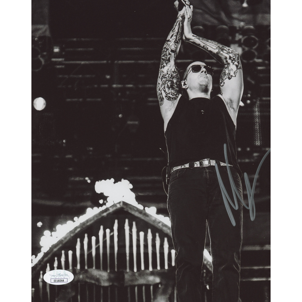 M. Shadows Signed Avenged Sevenfold 8x10 Photo (JSA COA) | Pristine Auction