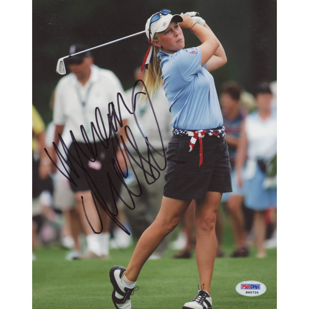 Morgan Pressel Signed 8x10 Photo (PSA COA) | Pristine Auction