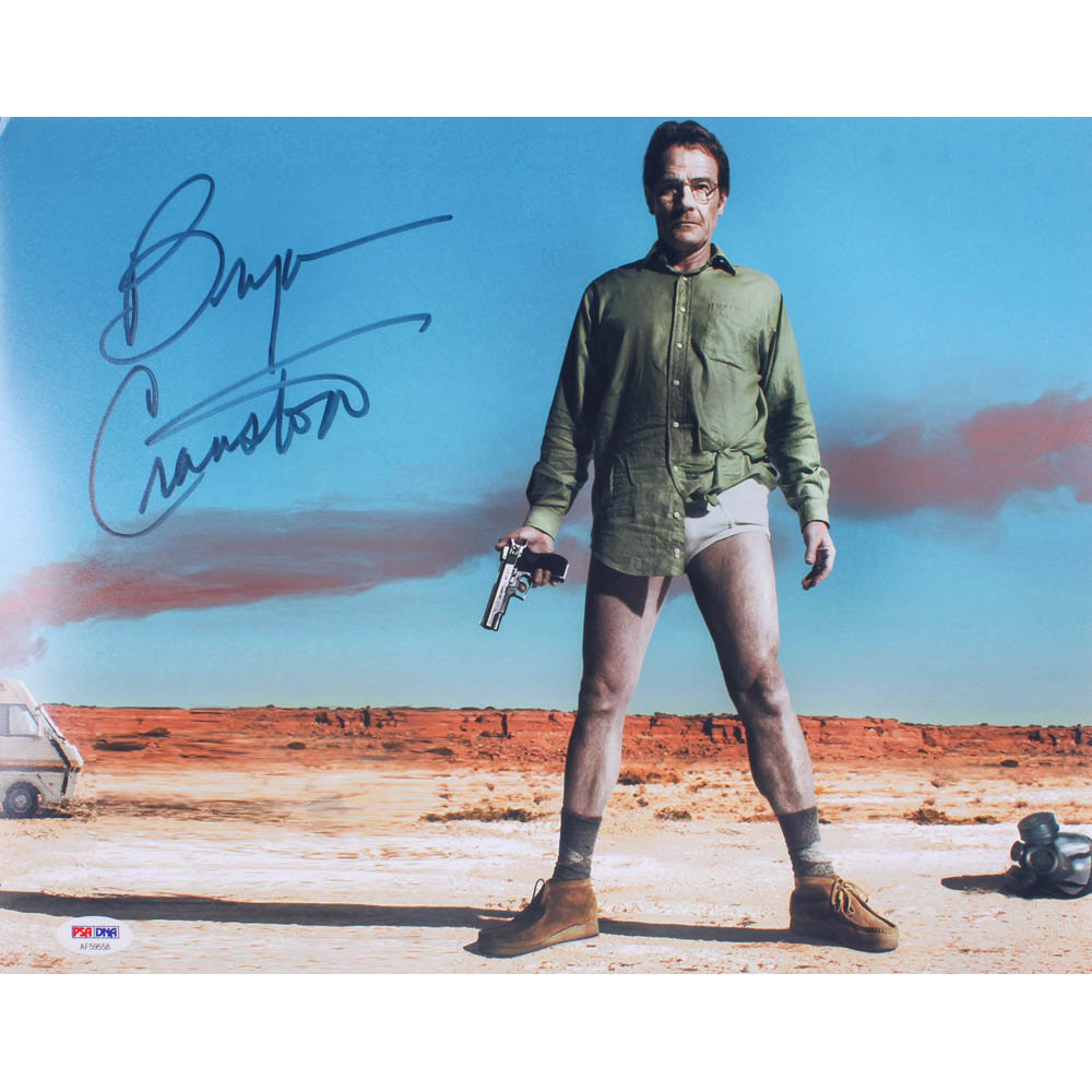Bryan Cranston Signed "Breaking Bad" 11x14 Photo (PSA COA) | Pristine ...