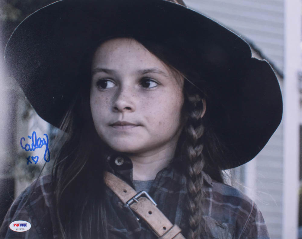 Cailey Fleming Signed "The Walking Dead" 11x14 Photo (PSA COA ...