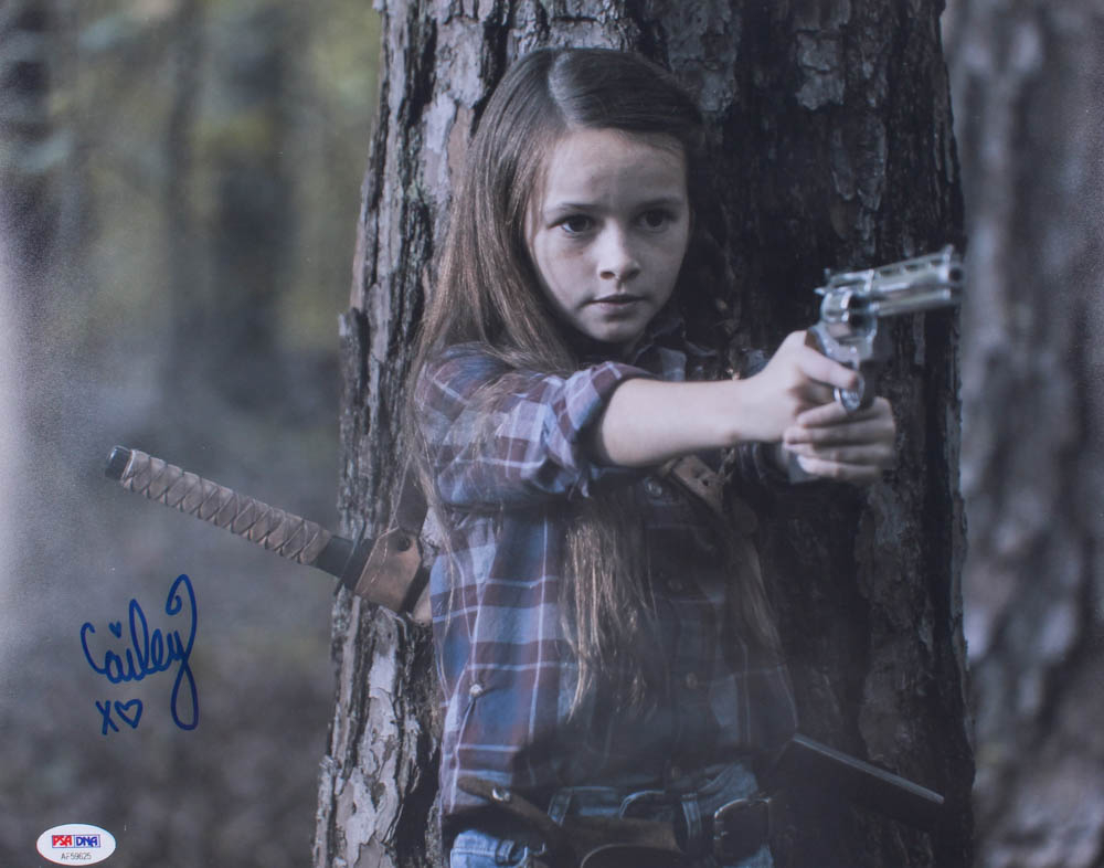 Cailey Fleming Signed "The Walking Dead" 11x14 Photo (PSA COA ...
