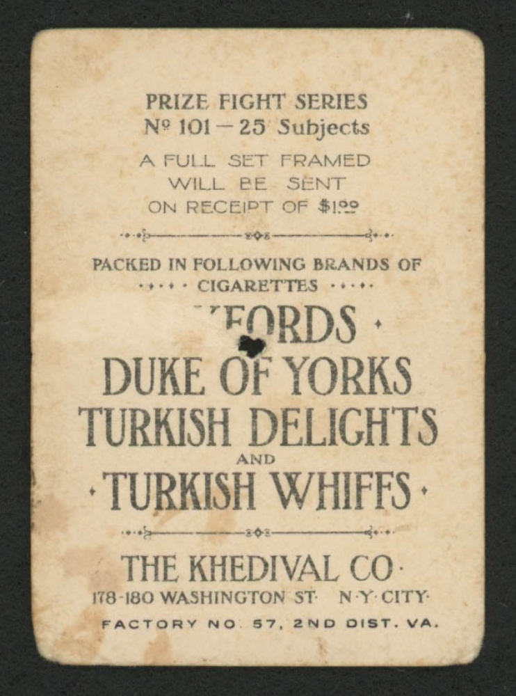 1910-11 T225 Prizefighter Series #4 Leach Cross | Pristine Auction