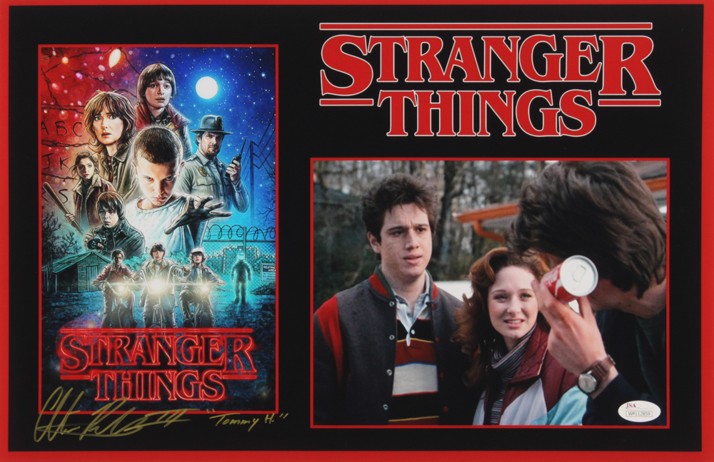 Chester Rushing Signed "Stranger Things" 11x17 Photo Inscribed "Tommy H ...