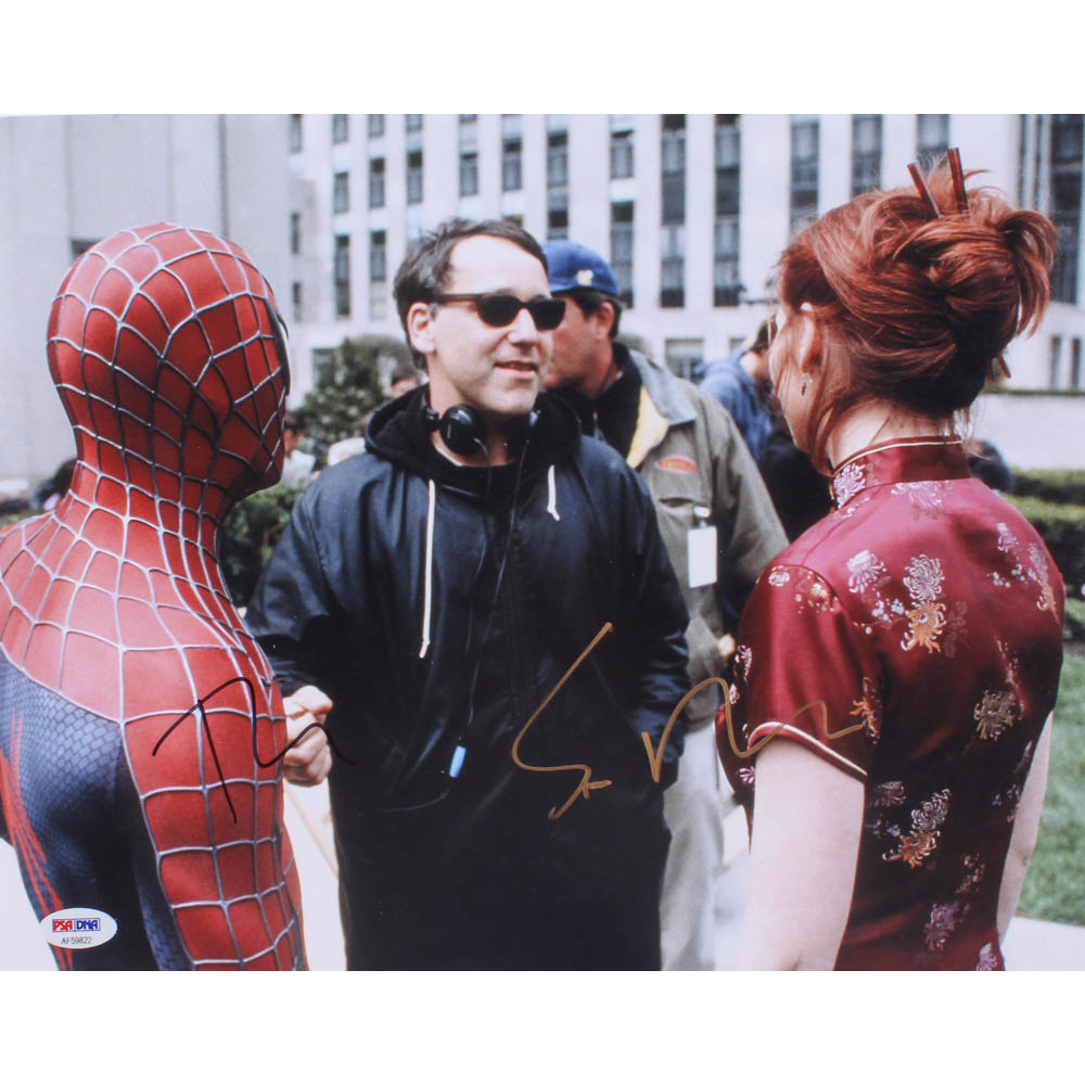 Sam Raimi & Tobey Maguire Signed "Spider-Man" 11x14 Photo (PSA COA ...