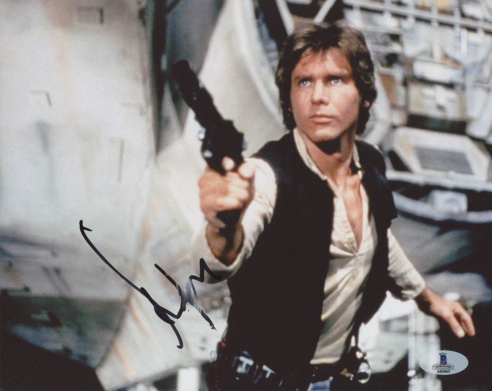 Harrison Ford Signed "Star Wars: Episode IV: A New Hope" 8x10 Photo ...