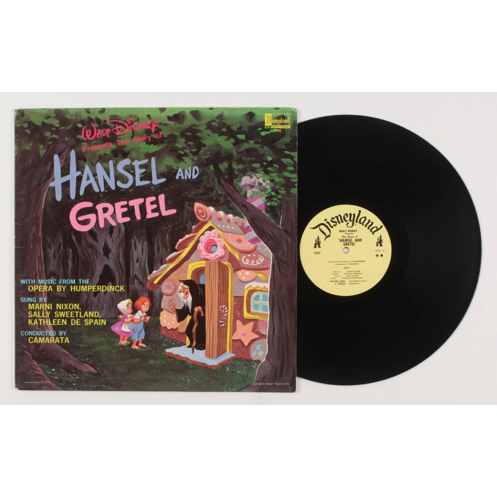 Vintage 1964 Walt Disney's "Hansel and Gretel" Vinyl Record Album ...