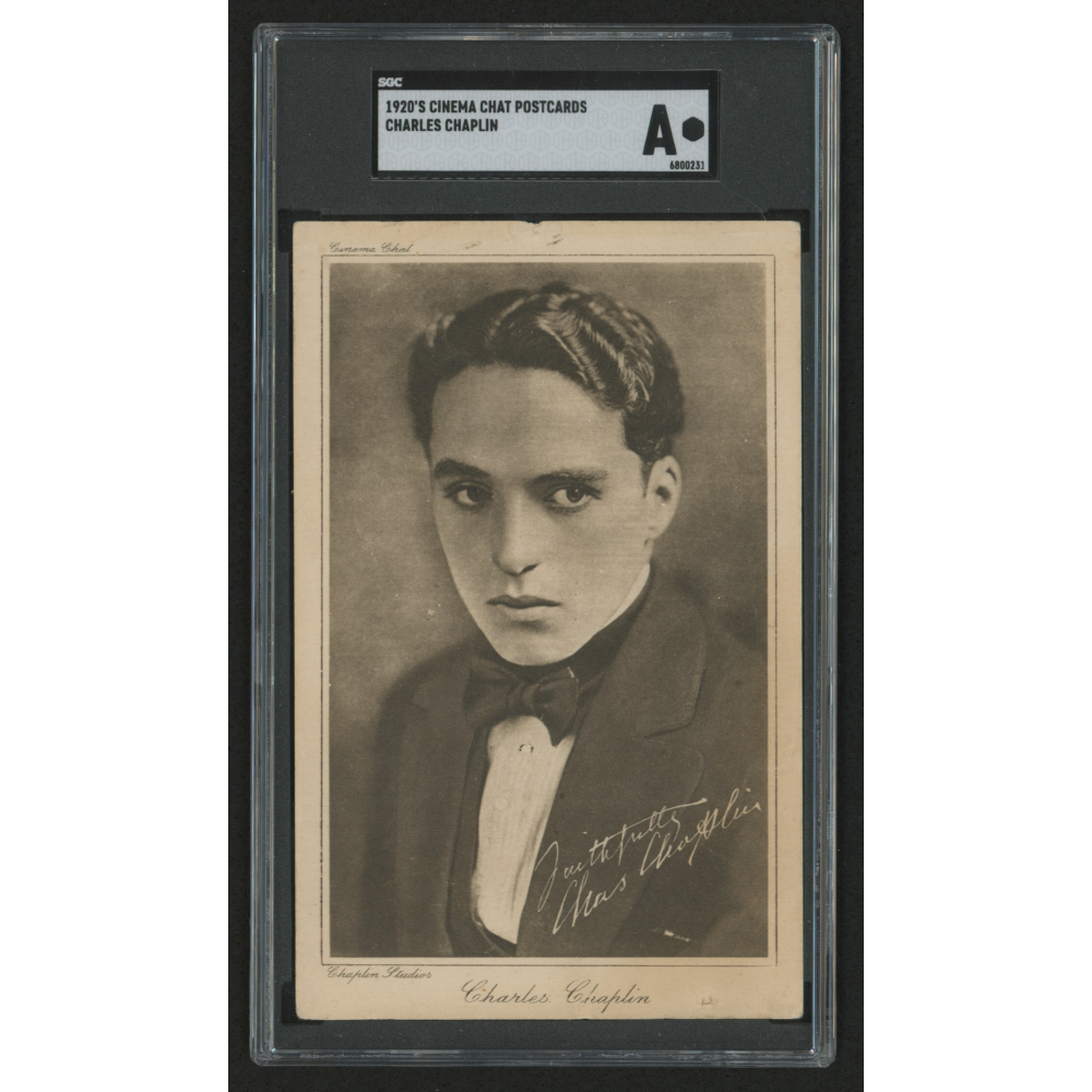 1920's Cinema Chat Postcards Charlie Chaplin (SGC Authentic) | Pristine ...