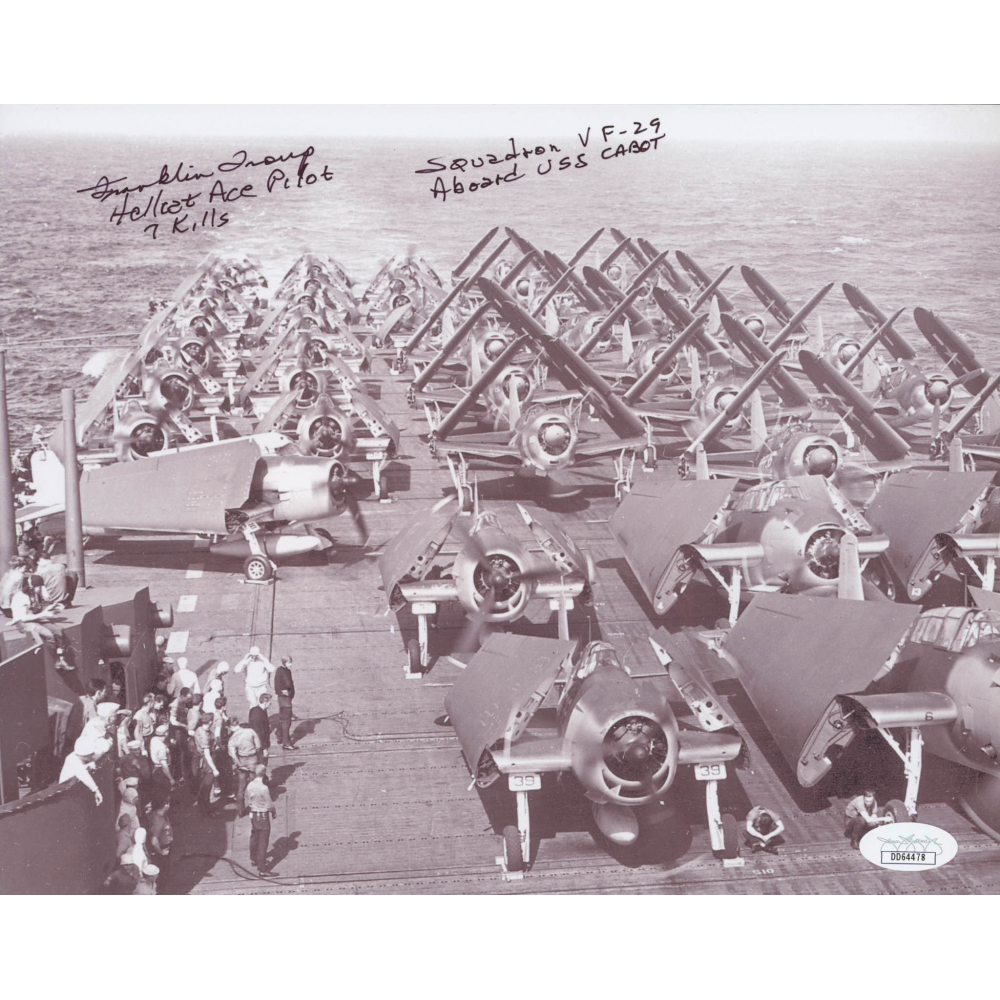 Franklin Troup WW2 8x10 Photo with Multiple Inscriptions (JSA COA ...