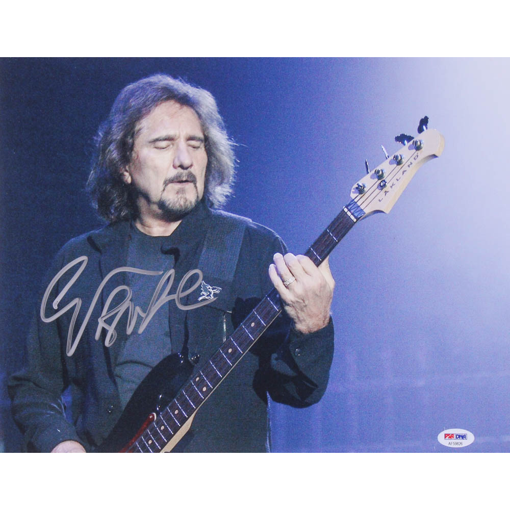 Geezer Butler Signed 11x14 Photo (PSA COA) | Pristine Auction