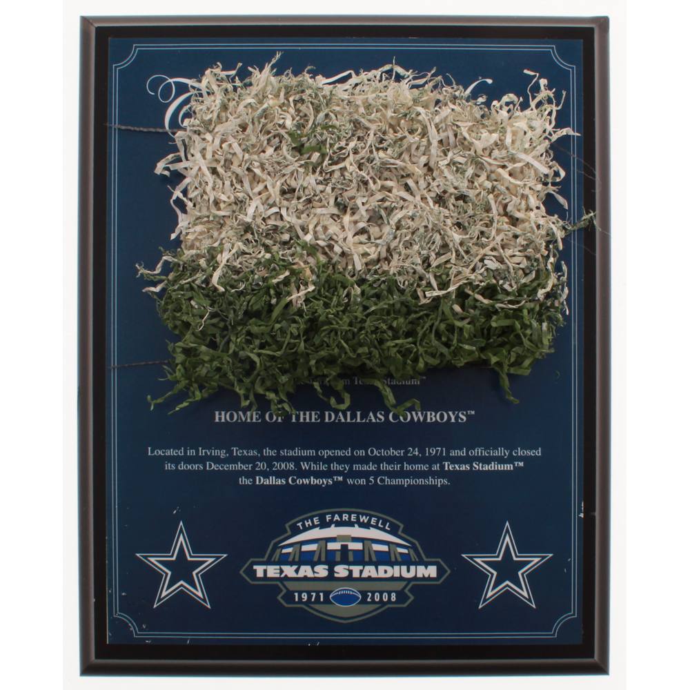 Dallas Cowboys Texas Stadium "The Farewell" Final Season 8x10 Plaque ...