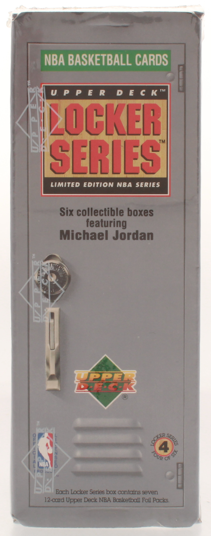 1991 Upper Deck NBA Michael Jordan Locker Series 4 Box with (7) Packs ...