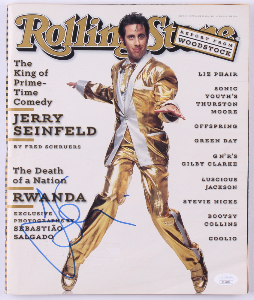 Jerry Seinfeld Signed Rolling Stone Magazine (JSA COA) | Pristine Auction