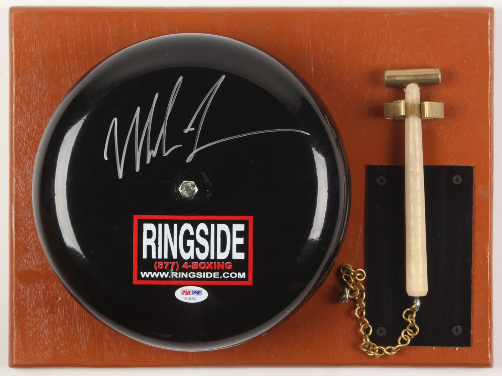 Mike Tyson Signed Authentic Full-Size Ringside Boxing Bell (PSA COA ...