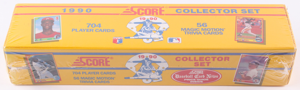 1990 Score Complete Set of (704) Baseball Cards | Pristine Auction