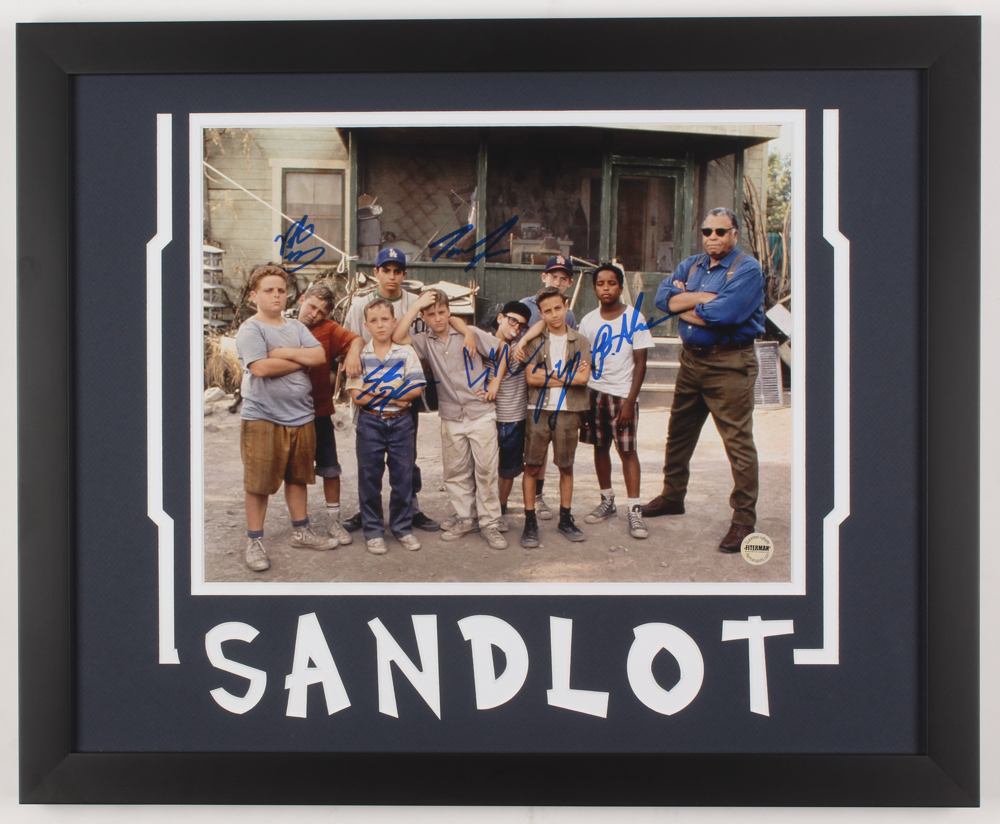 "The Sandlot" 18x22 Custom Framed Photo Display Cast-Signed by (6) With ...