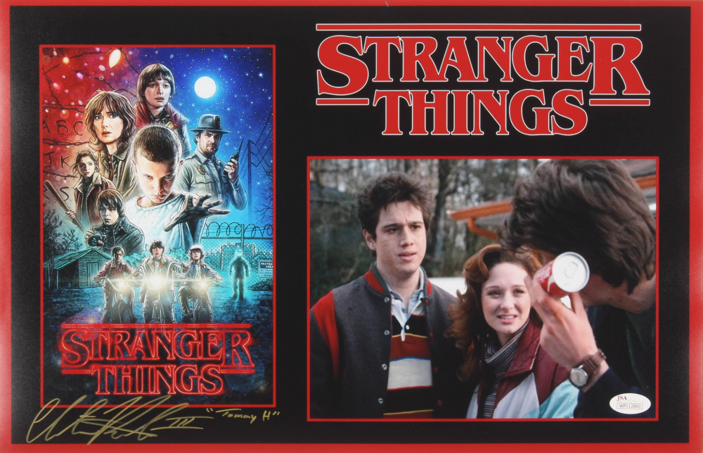 Chester Rushing Signed "Stranger Things" 11x17 Photo Inscribed "Tommy H ...