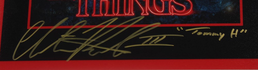 Chester Rushing Signed "Stranger Things" 11x17 Photo Inscribed "Tommy H ...