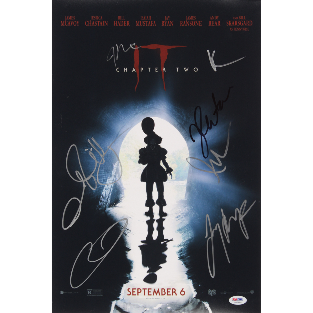 "IT Chapter Two" 12x18 Movie Poster Print Signed By (7) with James ...