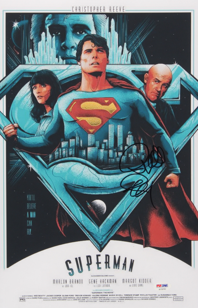 Richard Donner Signed "Superman" 11x17 Movie Poster Print (PSA COA ...