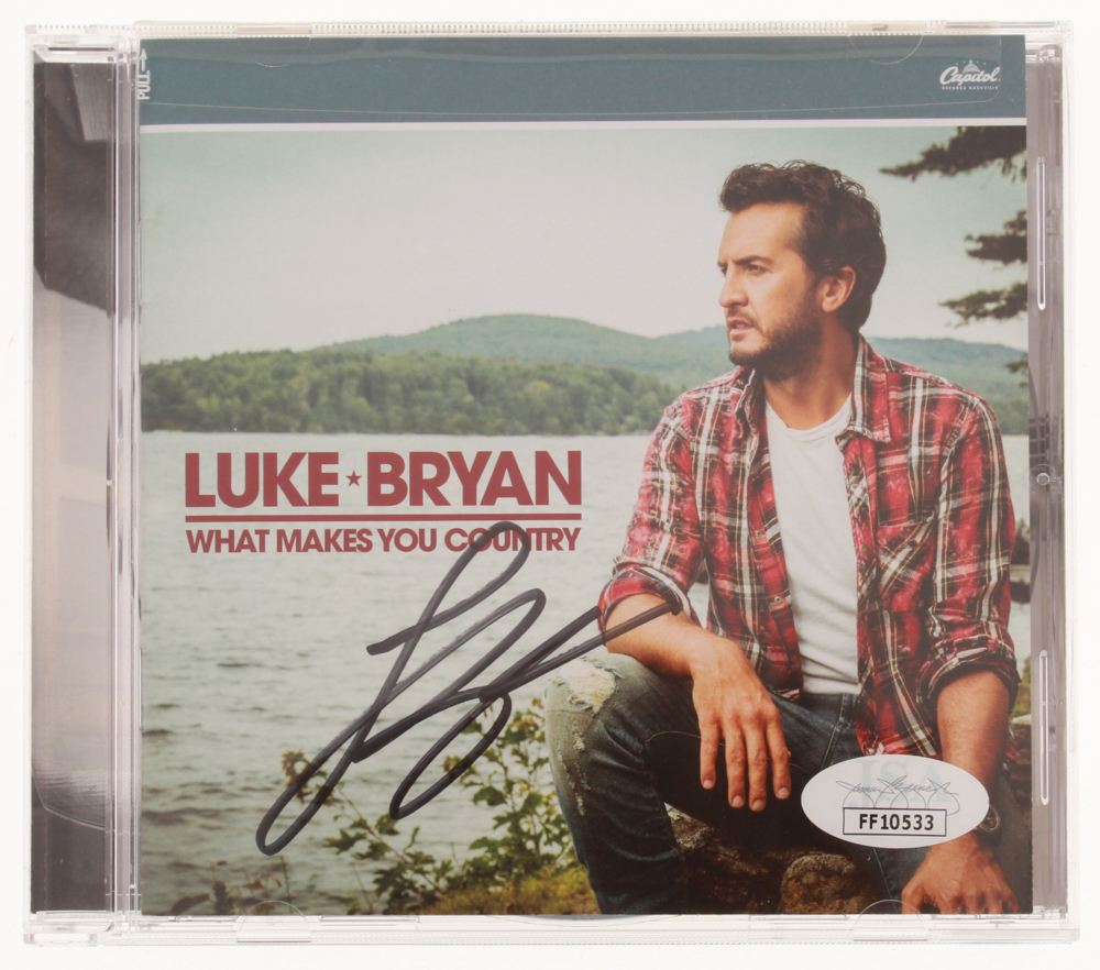 Luke Bryan Signed "What Makes You Country" CD Album (JSA COA ...