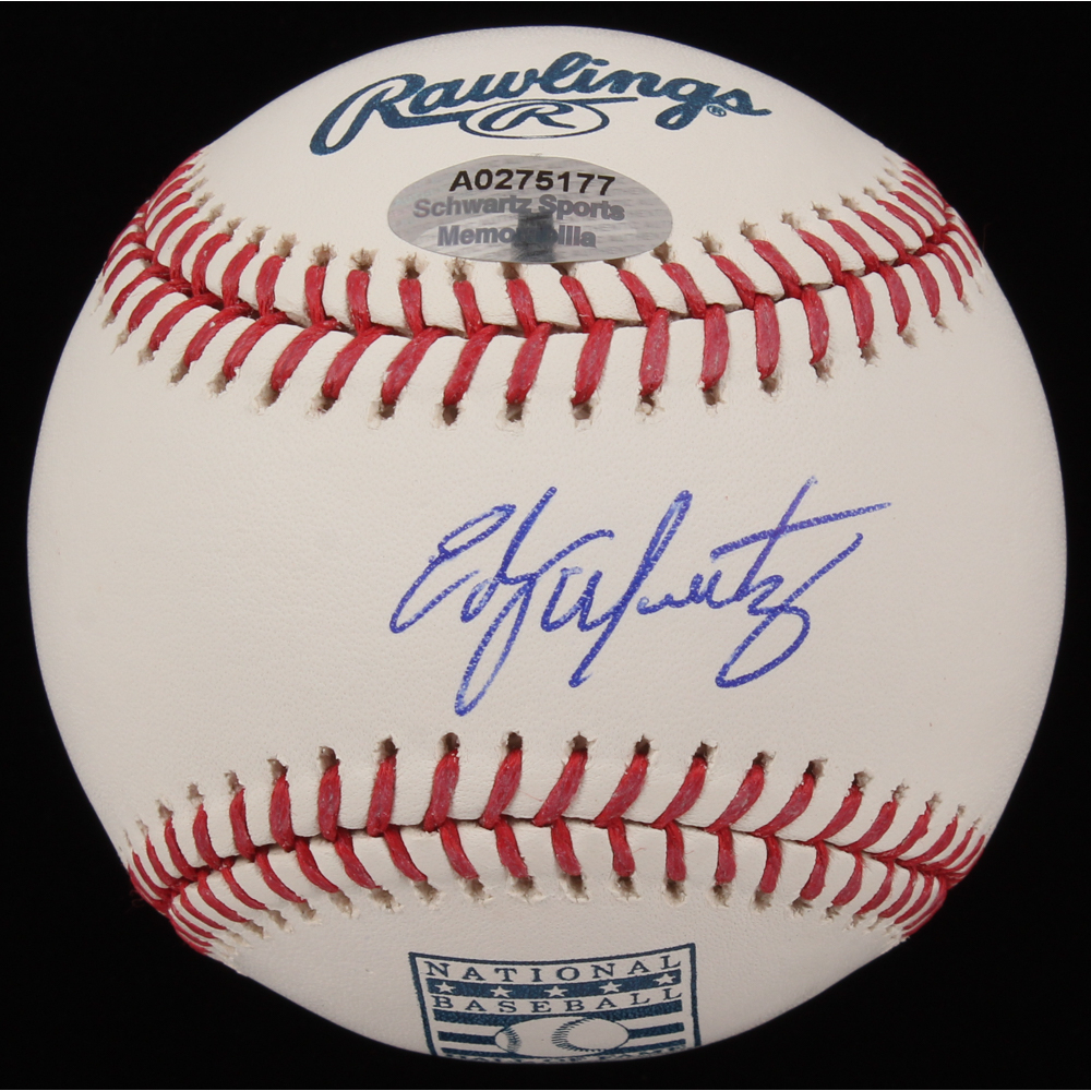 Edgar Martinez Signed Hall of Fame OML Baseball (Schwartz COA ...