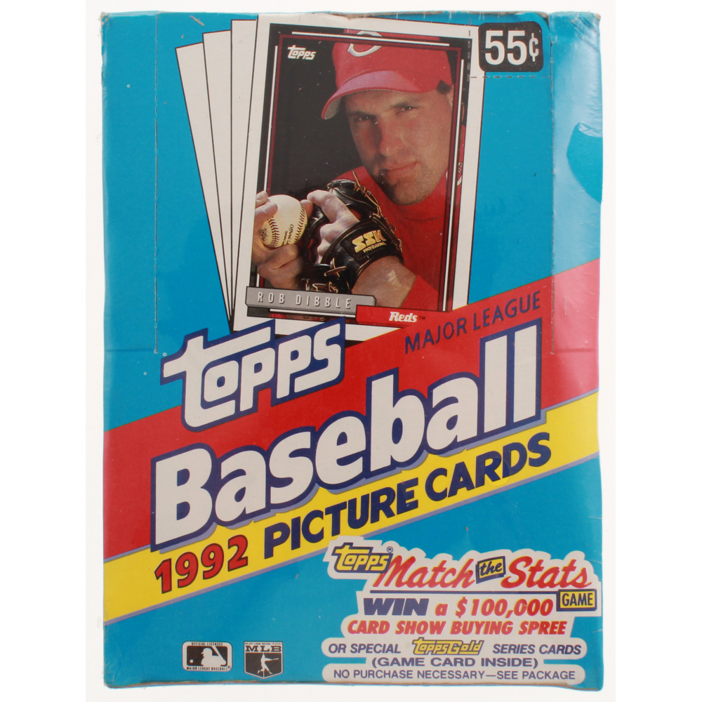 1992 Topps Baseball Wax Box with (36) Packs | Pristine Auction